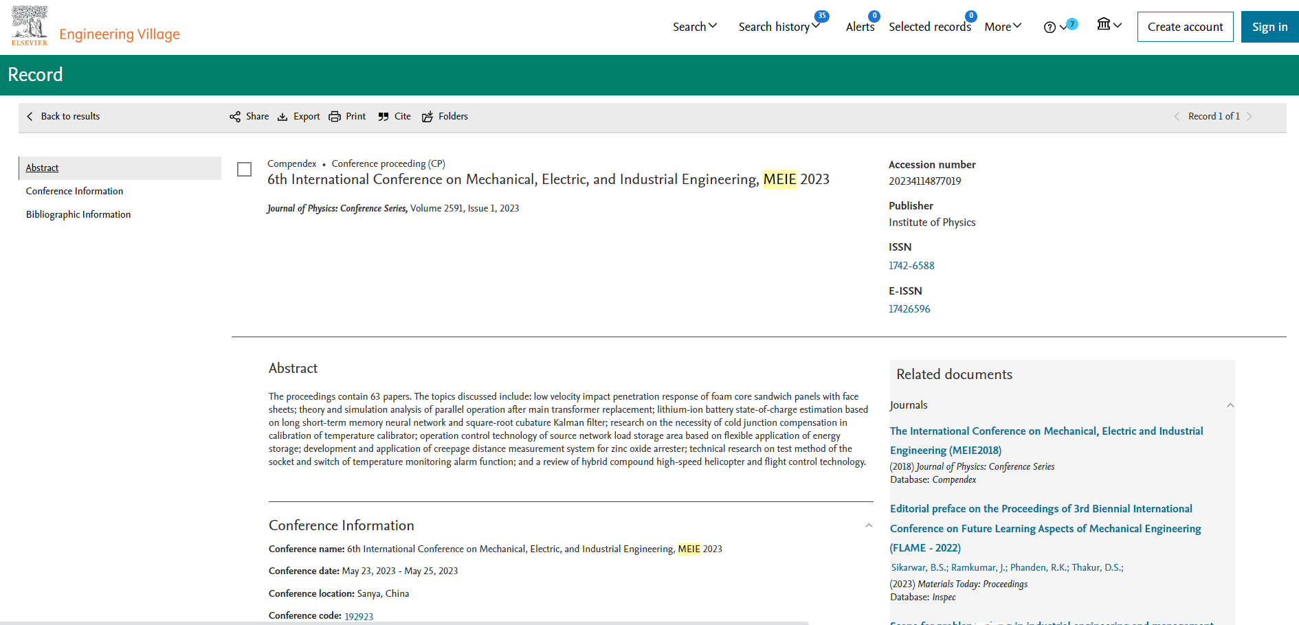 The 8th International Conference on Mechanical, Electric, and Industrial Engineering (MEIE 2025)